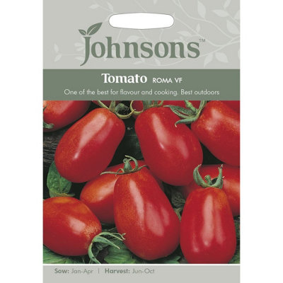 Johnsons Tomato Roma VF Vegetable Seeds