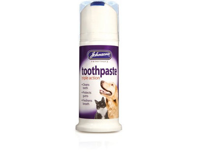 Johnsons Veterinary Dog & Cat Triple Action Toothpaste 50ml - Pack of 6
