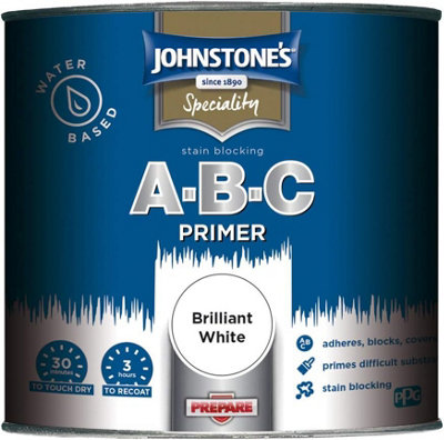Johnstone's ABC Primer Sealer, Brilliant White - 500ml