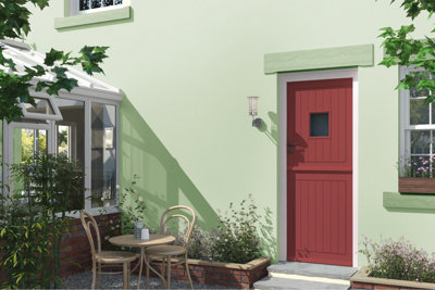 Green masonry paint store