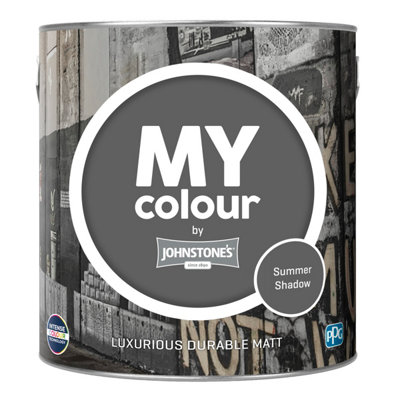 JOHNSTONE'S MY COLOUR DURABLE MATT PAINT SUMMER SHADOW - 2.5L