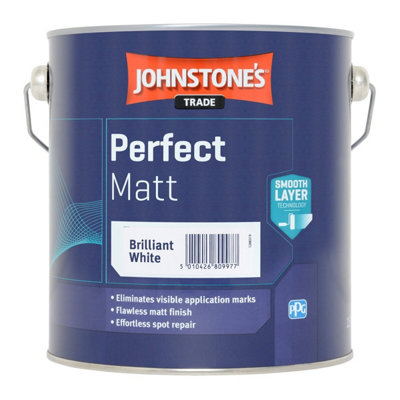 Johnstone's Perfect Matt Brilliant White 2.5L