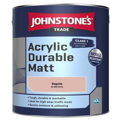 Johnstone's Trade Acrylic Durable Matt Walls & Ceilings Emulsion Paint ...