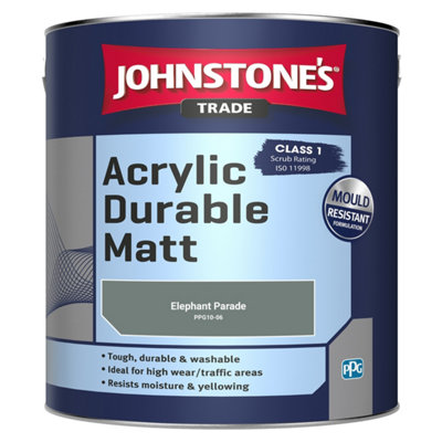 Johnstone's Trade Acrylic Durable Matt Walls & Ceilings Emulsion Paint ...