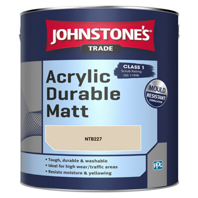 Johnstone's Trade Acrylic Durable Matt Walls & Ceilings Emulsion Paint ...