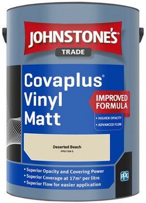 Johnstone's Trade Covaplus Vinyl Matt Walls & Ceilings Emulsion Paint ...