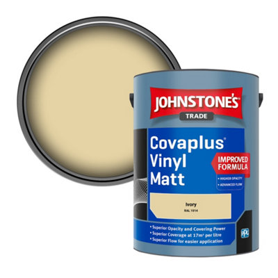 Johnstone's Trade Covaplus Vinyl Matt Walls & Ceilings Emulsion Paint ...