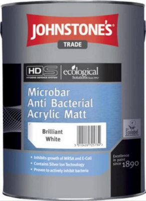 Johnstone's Trade Ecological Microbarr Anti Bacterial Acrylic Matt ...