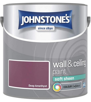 Johnstone's Wall & Ceiling Deep Amethyst Soft Sheen Paint 2.5L