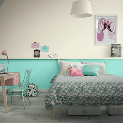 Johnstone's Wall & Ceiling Miami Mint Soft Sheen Paint - 2.5L