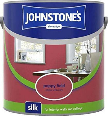 Johnstone's Wall & Ceilings Silk Poppy Field Paint 2.5L