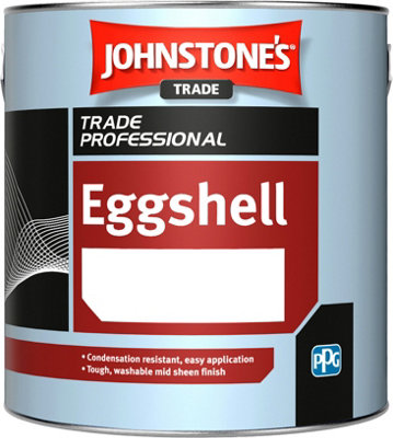 Johnstones Trade Eggshell - Brilliant White - 500ml