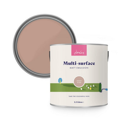 Joules Romy Pink Mixed To Order Multi-Surface Matt Emulsion 2.5L