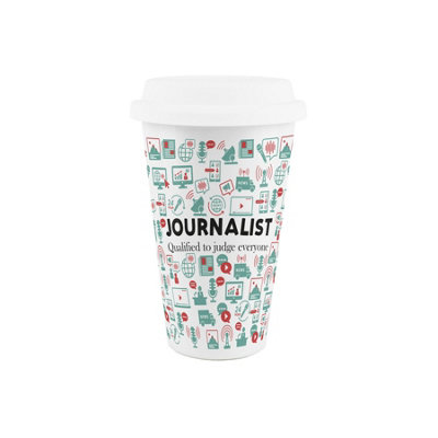 Journalist Ceramic Travel Mug - Novelty Media Themed Gifts/Presents ...