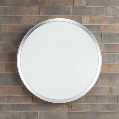 JOY - CGC Grey Round Large Bulkhead Wall Ceiling Light