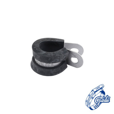 Jubilee P Clip 13mm Mild Steel | DIY at B&Q