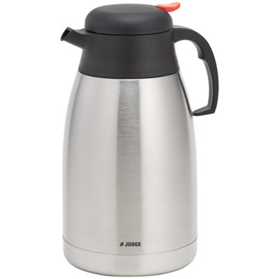 Judge Coffee Double Walled Jug 2 Litres - Silver