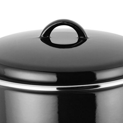 Judge Enamel Induction Black 22cm Casserole