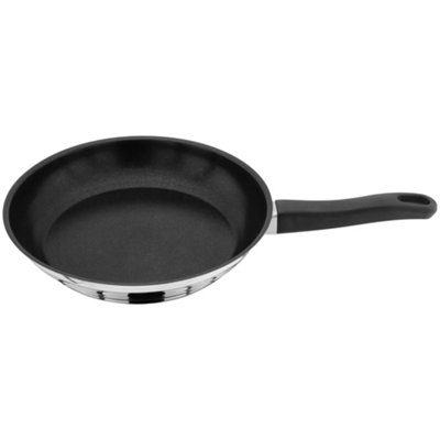 Judge Essentials Stainless Steel Non-Stick Frying Pan 28cm - Silver