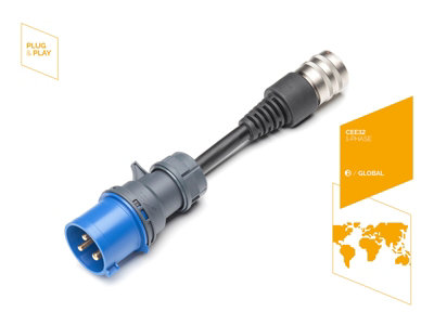 Juice Booster 2 Adapter Commando Socket 32A/230V blue