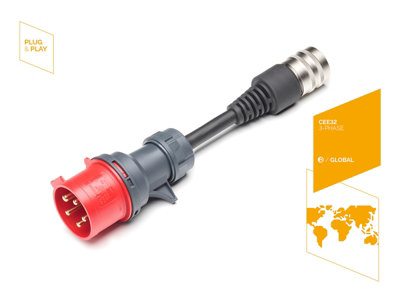 Juice Booster 2 Adapter Commando Socket 32A/400V red