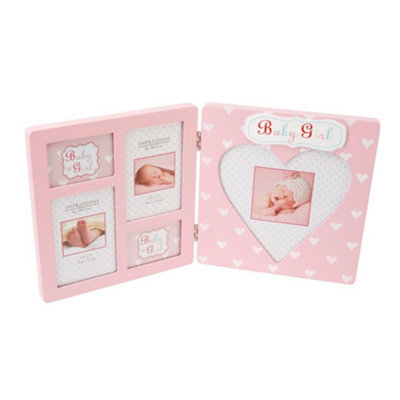 Juliana Impressions Hinged Collage Photo Frame - Baby Girl