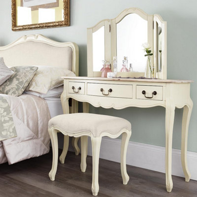 Juliette 3-Way Dressing Table Mirror - Champagne