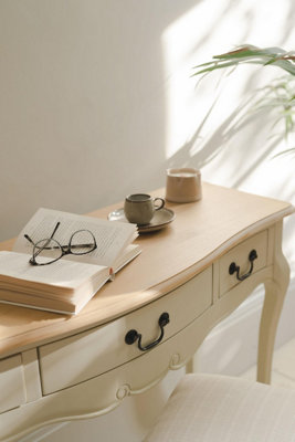 Juliette Shabby Chic Dressing Table- Champagne
