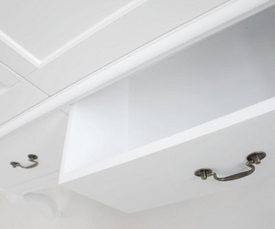 Juliette Triple Wardrobe. French Style 3 Door Wardrobe - White