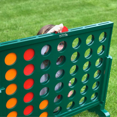 Jumbo 4 Connect Four Game - Indoor & Outdoor - 75cm Tall