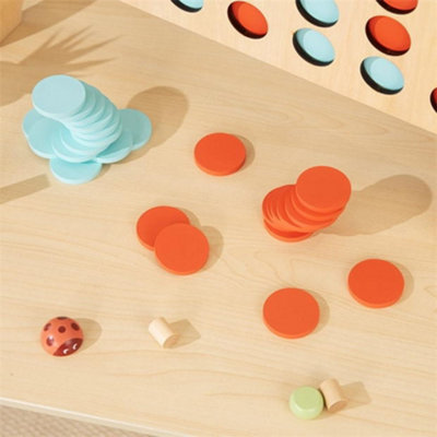 Jumbo Wooden 4 in a Row Game - Giant Garden Fun