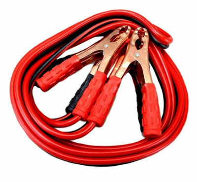 JUMP LEADS PROFESSIONAL 2.5M METRES 200A BOOSTER CABLES CAR VAN IN ZIP ...