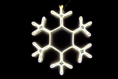 Jumping Reindeer Neon Effect Rope Light Silhouette Double Side 90 Warm ...