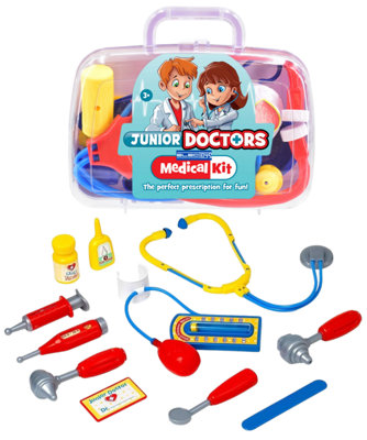 Junior Doctors Medical Kit Toy Playset Portable Colourful