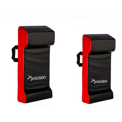 Junior Rugby Tackle Bag Double Wedge Hit Shield - Handheld Training Pad ...