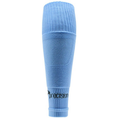 JUNIOR SIZE 12-6 Pro Footless Sleeve Football Socks - SKY BLUE ...