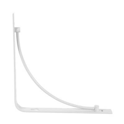 Jupiter White Contemporary Stylish Decorative Modern Metal Steel Shelf ...