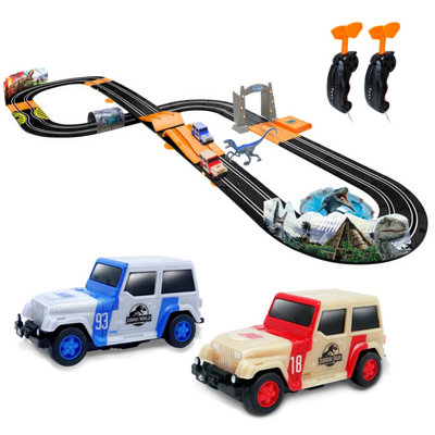 Jurassic World Electric Race Car Track Set 105022JW Ultimate Wild ...