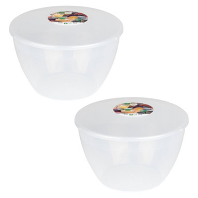 Just Pudding Basins Extra Large Size 4 Pint Steam Pudding Bowls with ...