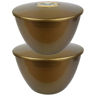 Just Pudding Basins Extra Large Size 4 Pint Steam Pudding Bowls with ...