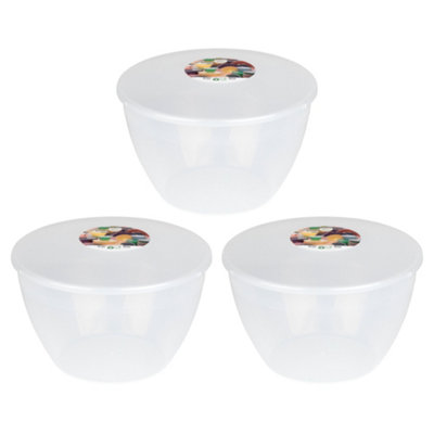 Just Pudding Basins Family Size 3 Pint Steam Pudding Basin with Lid ...