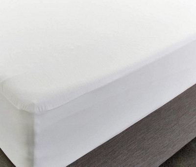 Just So Home Stretch Jersey Waterproof Mattress Protector Fully ...