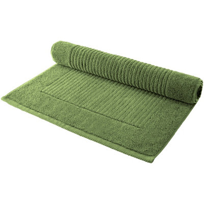 Just So Home Turkish Cotton Bath Mats Pack of 2 (Sage)