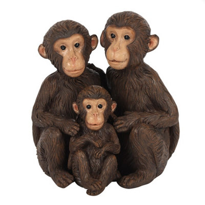 Just The Three of us Monkey Family Ornament