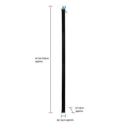 JVL 2.5M Heavy Duty Clothes Line Prop