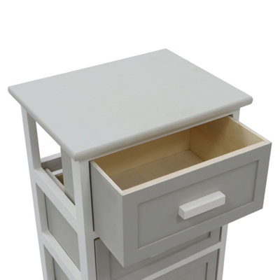 JVL Abingdon 3 Drawer Willow Storage Unit