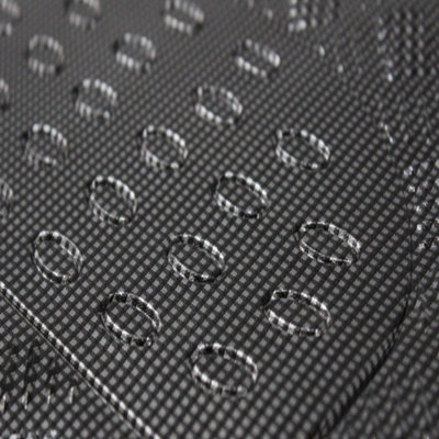 JVL Carbon metallic checker plate look sports car mat set