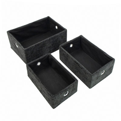 JVL Metro Rectangular Storage Baskets