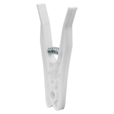 JVL Ultra Strong Rust Resistant Clothes Peg, Pack of 48