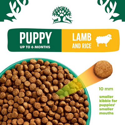 Jwb Puppy Dog Food Lamb & Rice Kibble 2kg